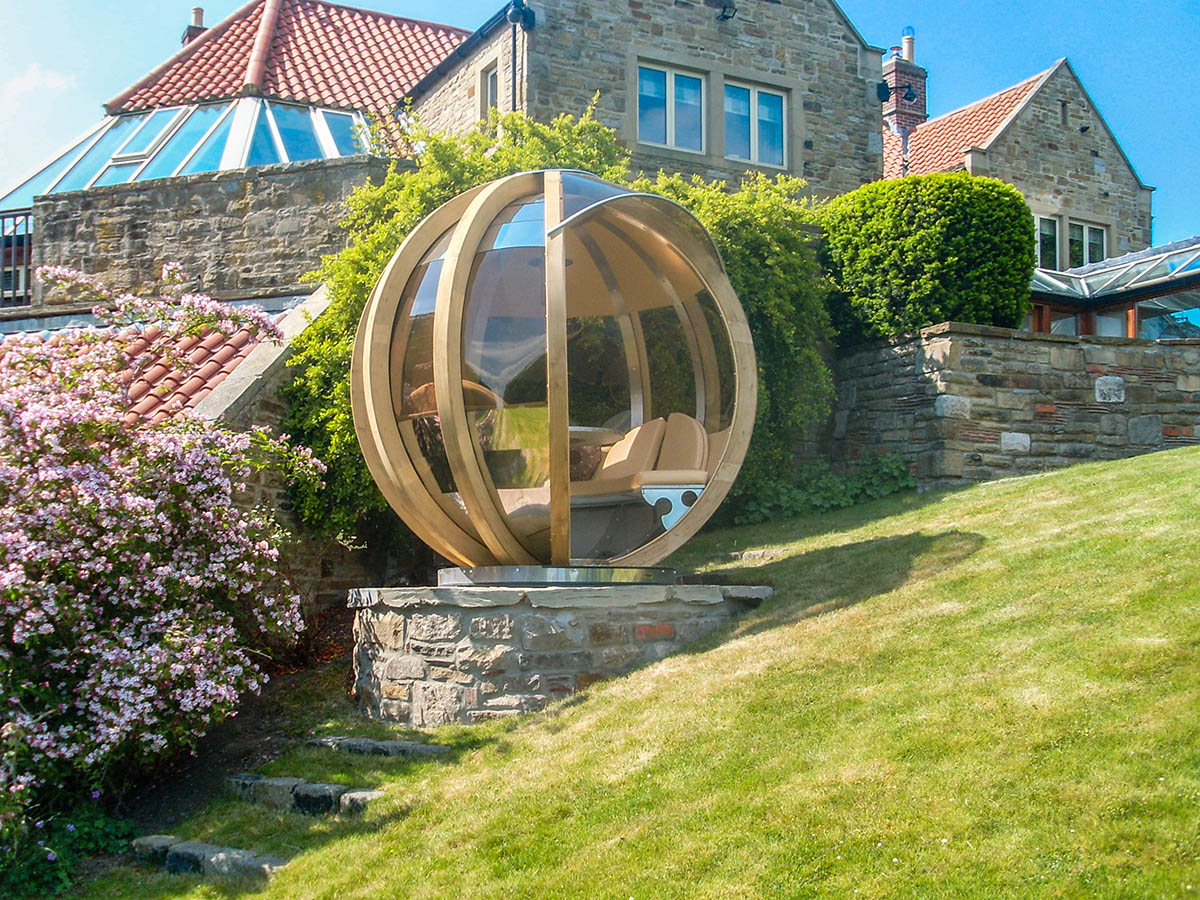 Rotating Sphere Lounger designed for comfort & versatility
