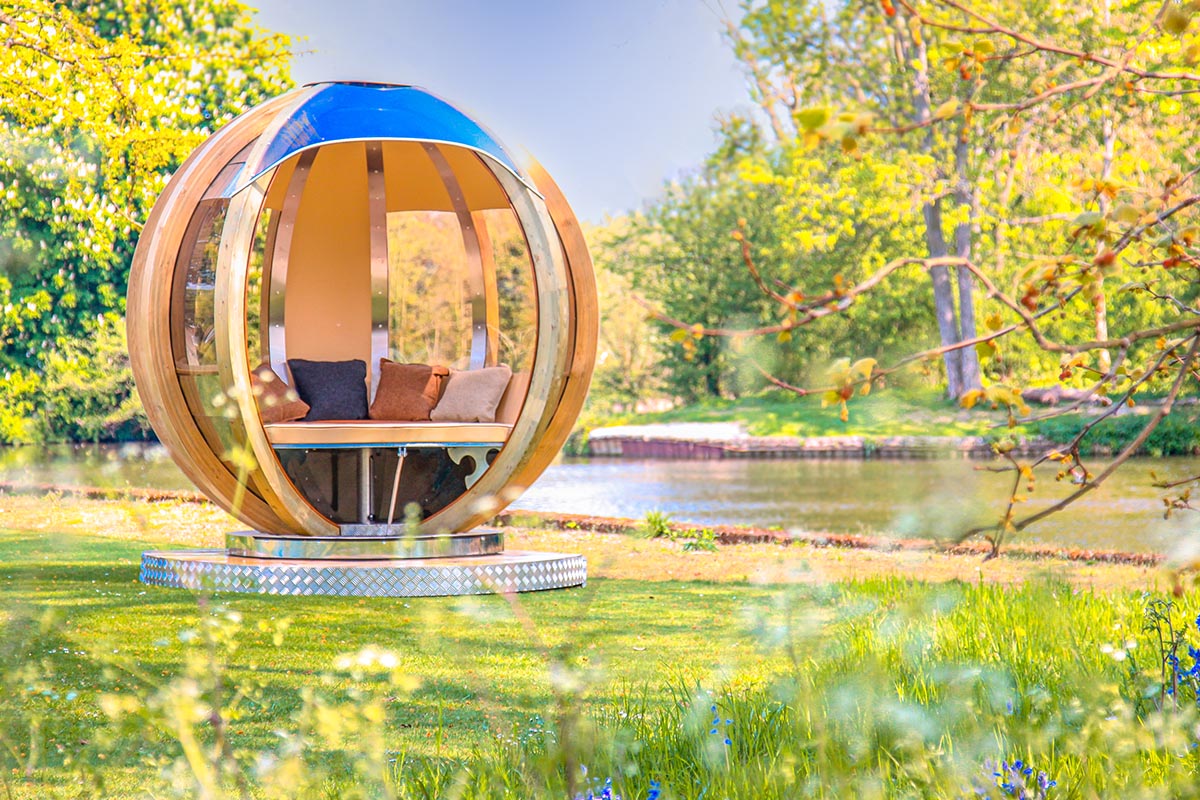 Enjoy the Rewards of Spring in an Ornate Garden Rotating Pod