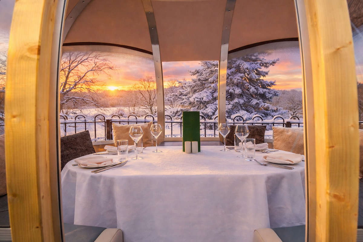 Year-Round Outdoor Dining for Restaurants with Garden Pods